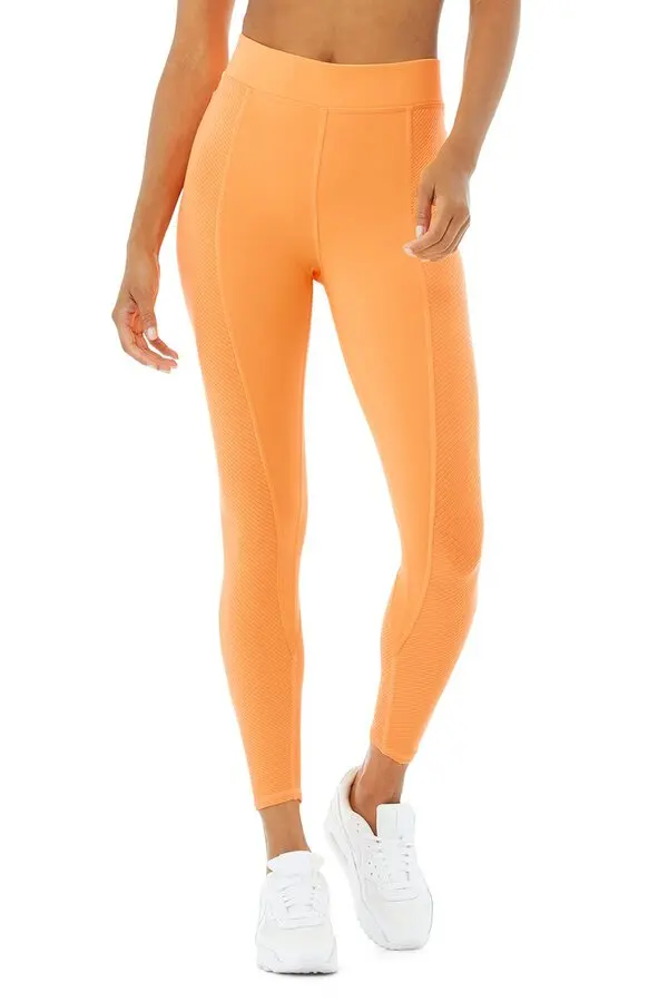 Alo Yoga High-Waist 7/8 No Limit Legging In Neon Apricot - 30% Off